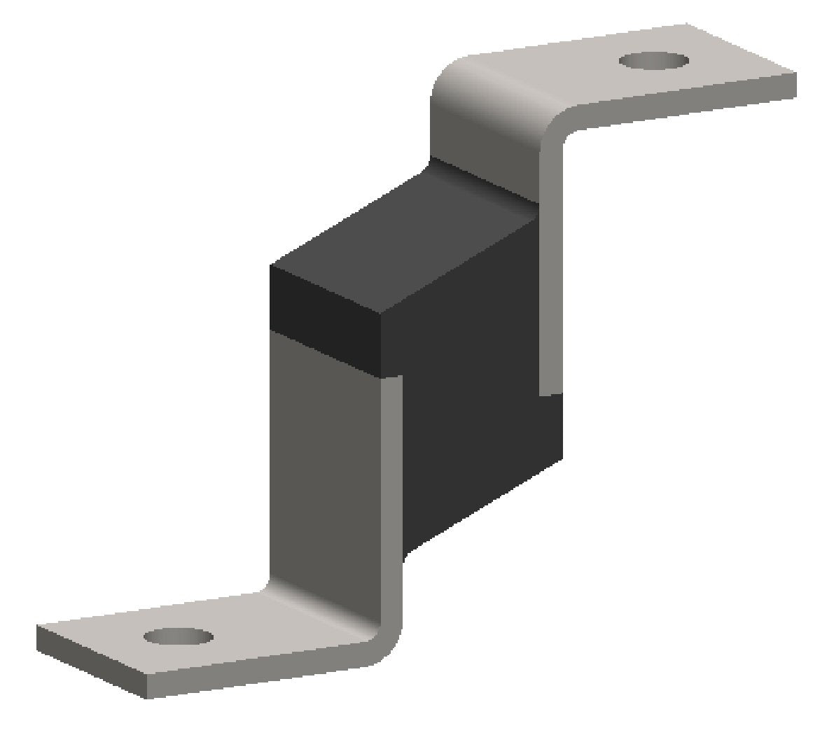 2-L Shear Bracket (1 - 47 Kg/mount) – Anti Vibration Methods